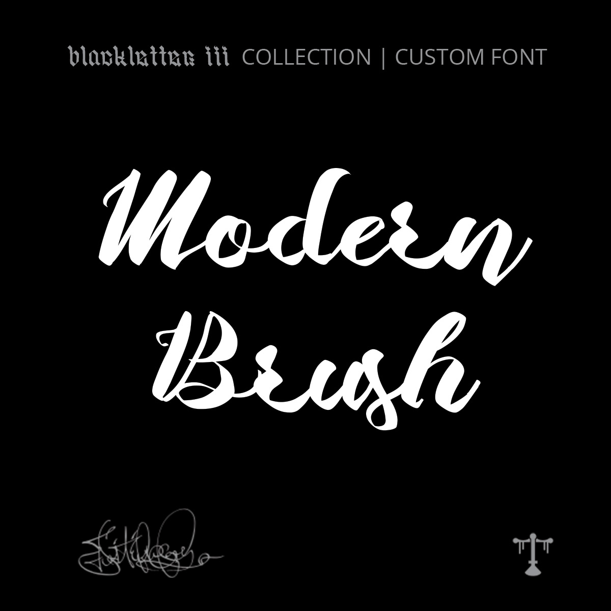 Modern Brush Font - Justified Ink Design