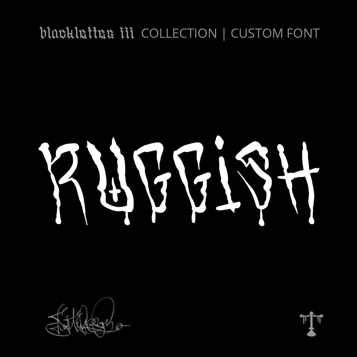 Ruggish Font - Justified Ink Design