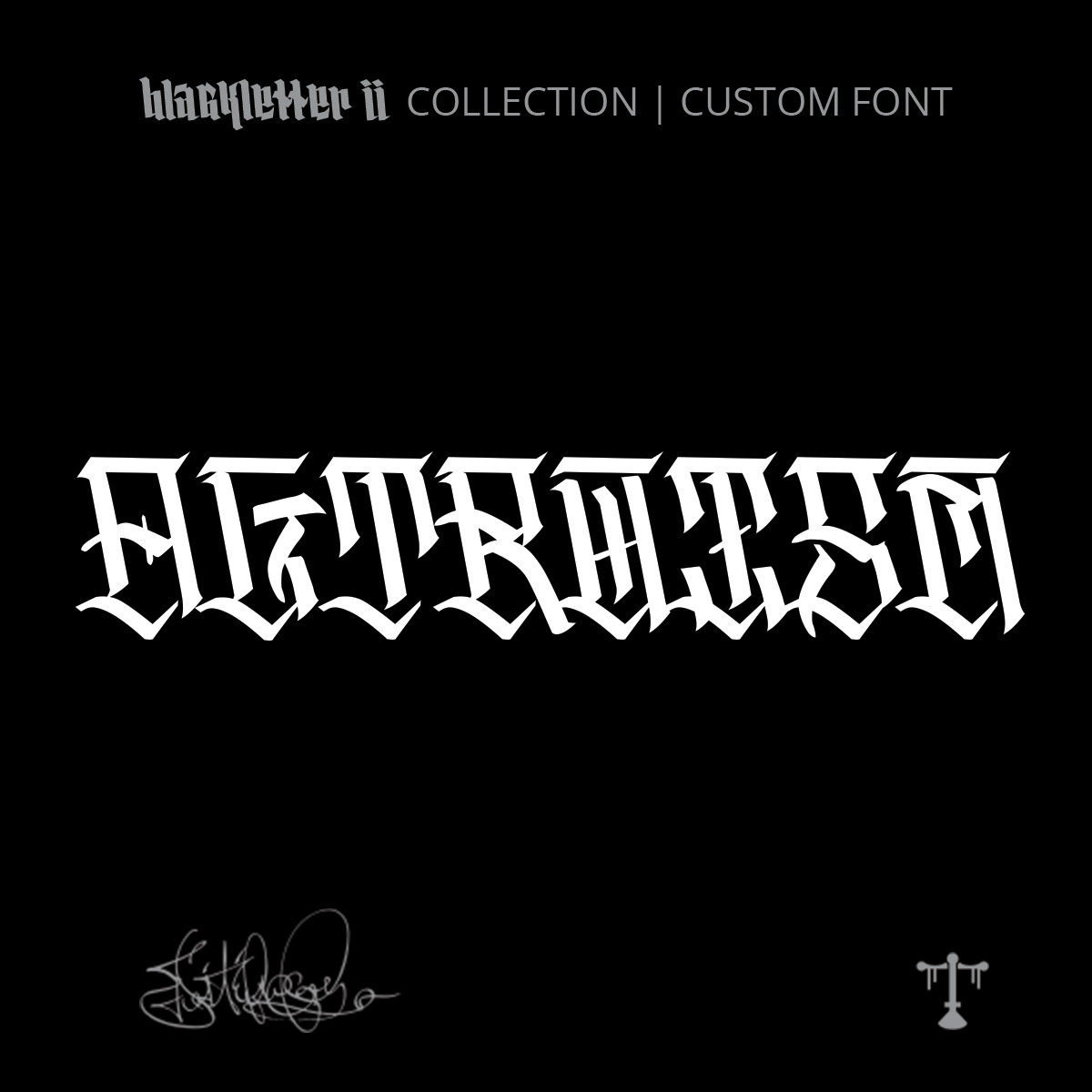 Altruism Font - Justified Ink Design