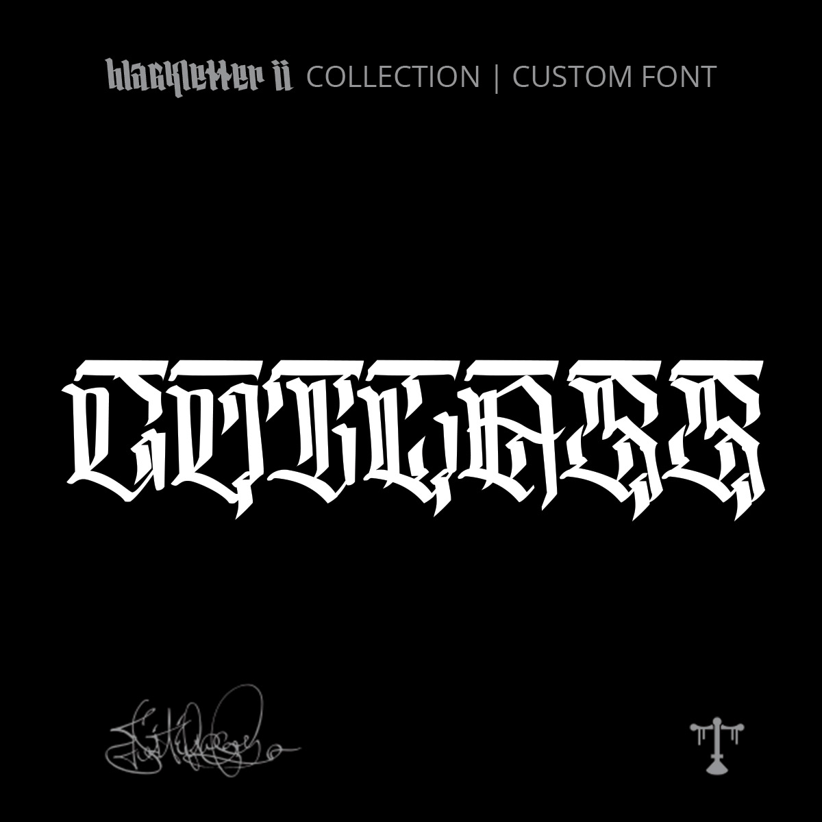 Cutlass Font - Justified Ink Design