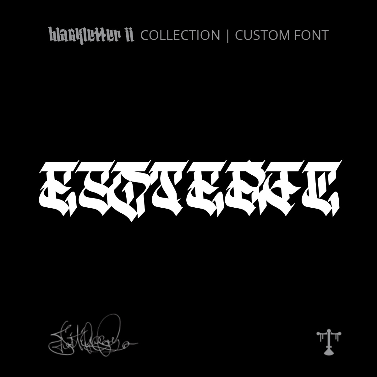 Esoteric Font - Justified Ink Design