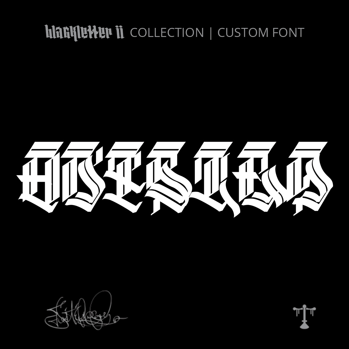 Hoisted Font - Justified Ink Design