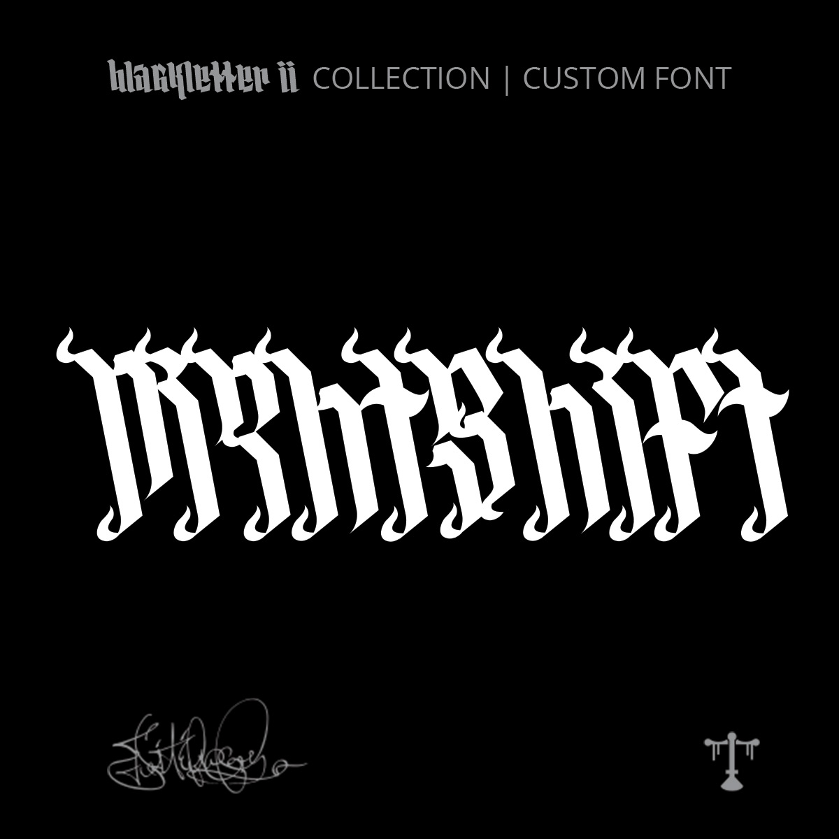 Nightshift Font - Justified Ink Design
