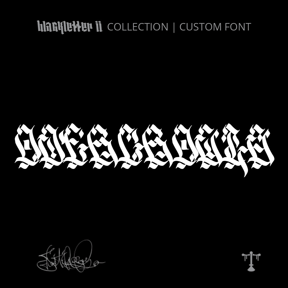 Overgrowth Font - Justified Ink Design